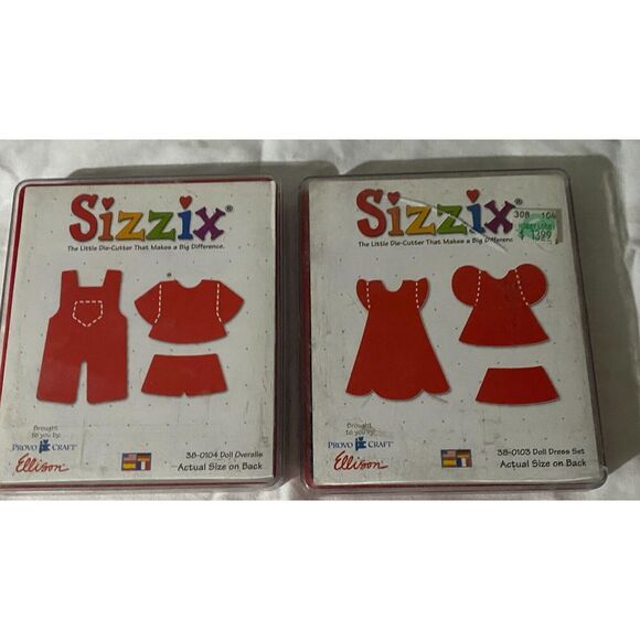 Sizzix | Office | Sizzix Doll Dress Doll Overalls Creative Decor ...